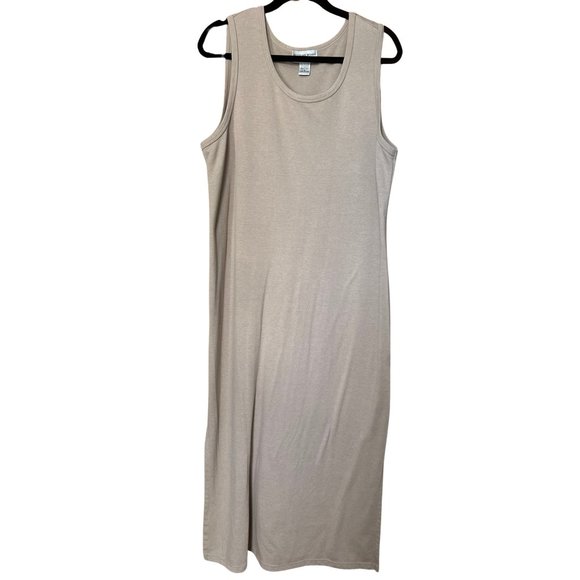 August Max | Dresses | Three 3 Classic Maxi Cottonblend Tank Dresses ...